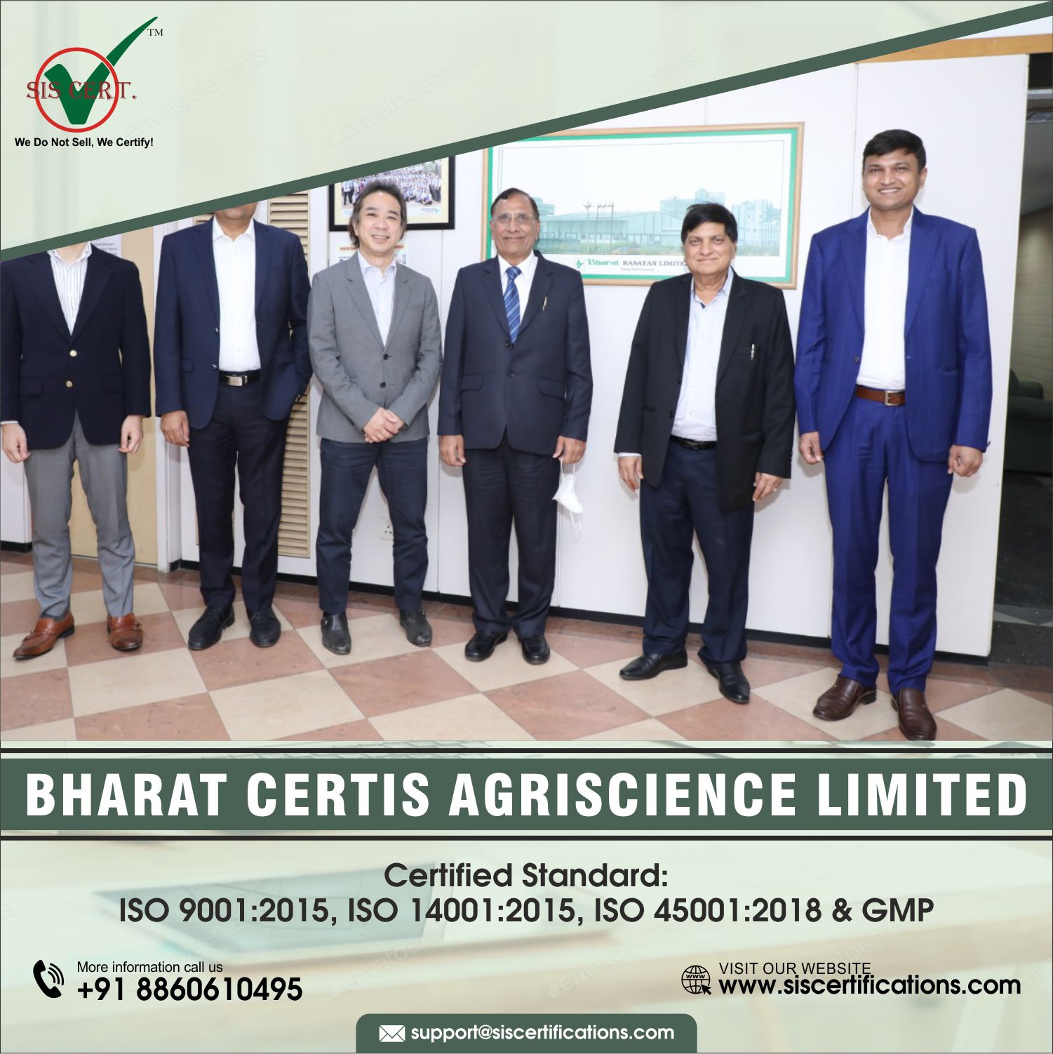 Bharat Certis Agriscience Limited - SIS Certifications