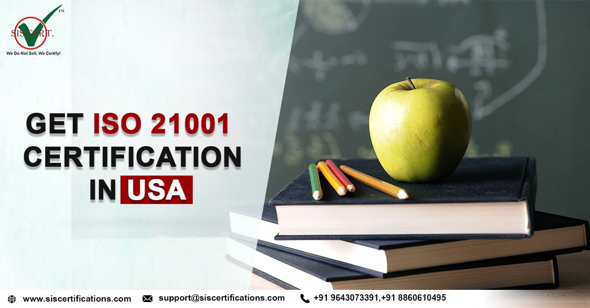 ISO 21001 Certification USA | Get ISO 21001 For Educational Organization