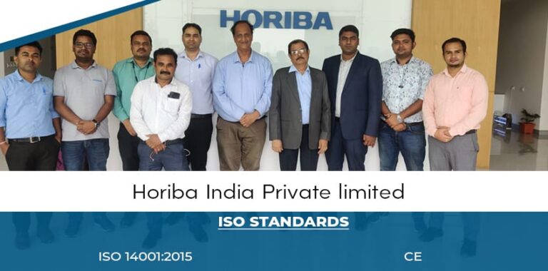 SIS Certification Certified HORIBA India | ISO 14001, CE MARK