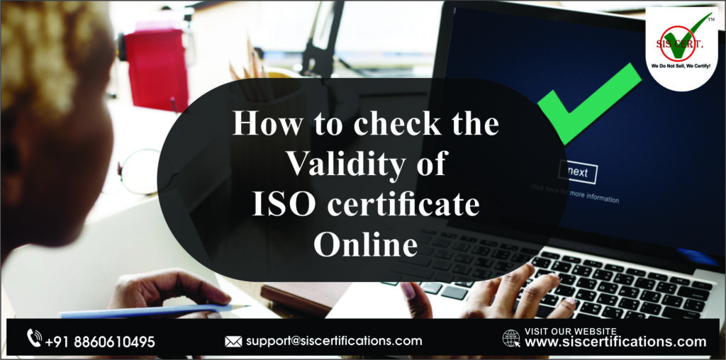How to check the validity of ISO Certificate Online - Blog | SIS Cert