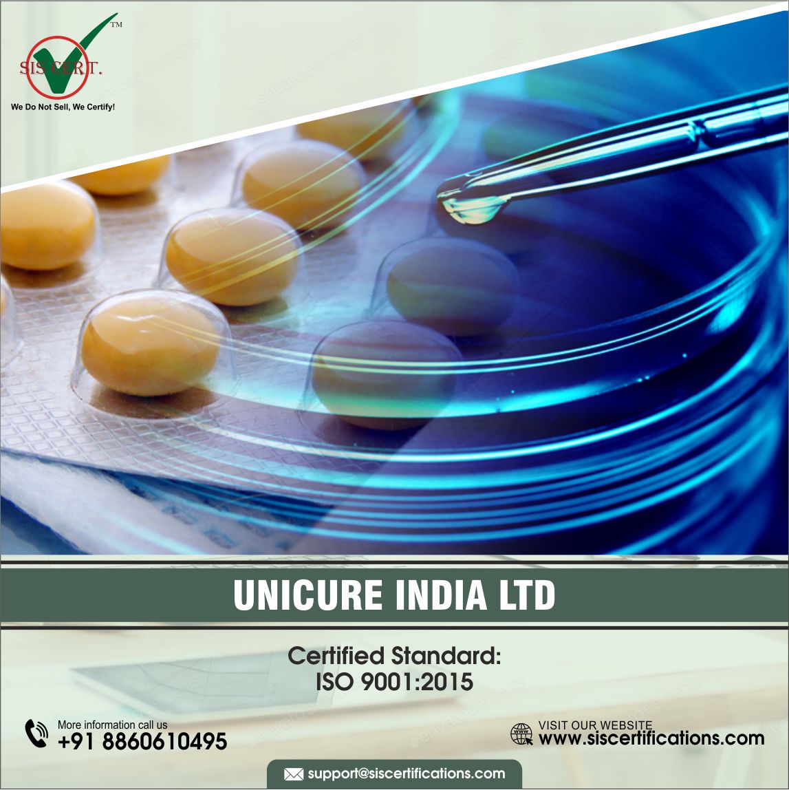 Unicure India Ltd - SIS Certifications