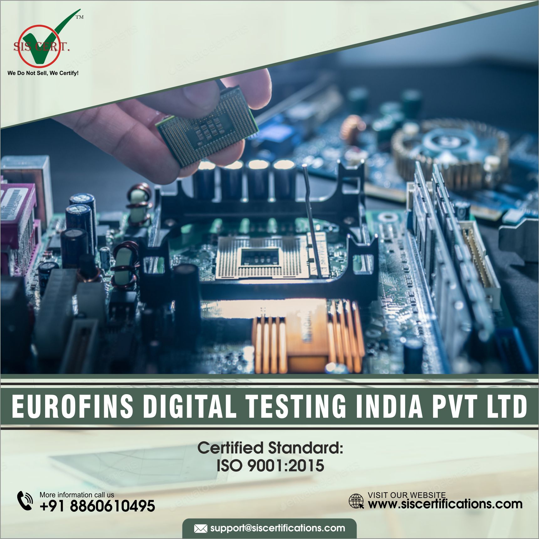 Eurofins Digital Testing India Pvt Ltd - SIS Certifications