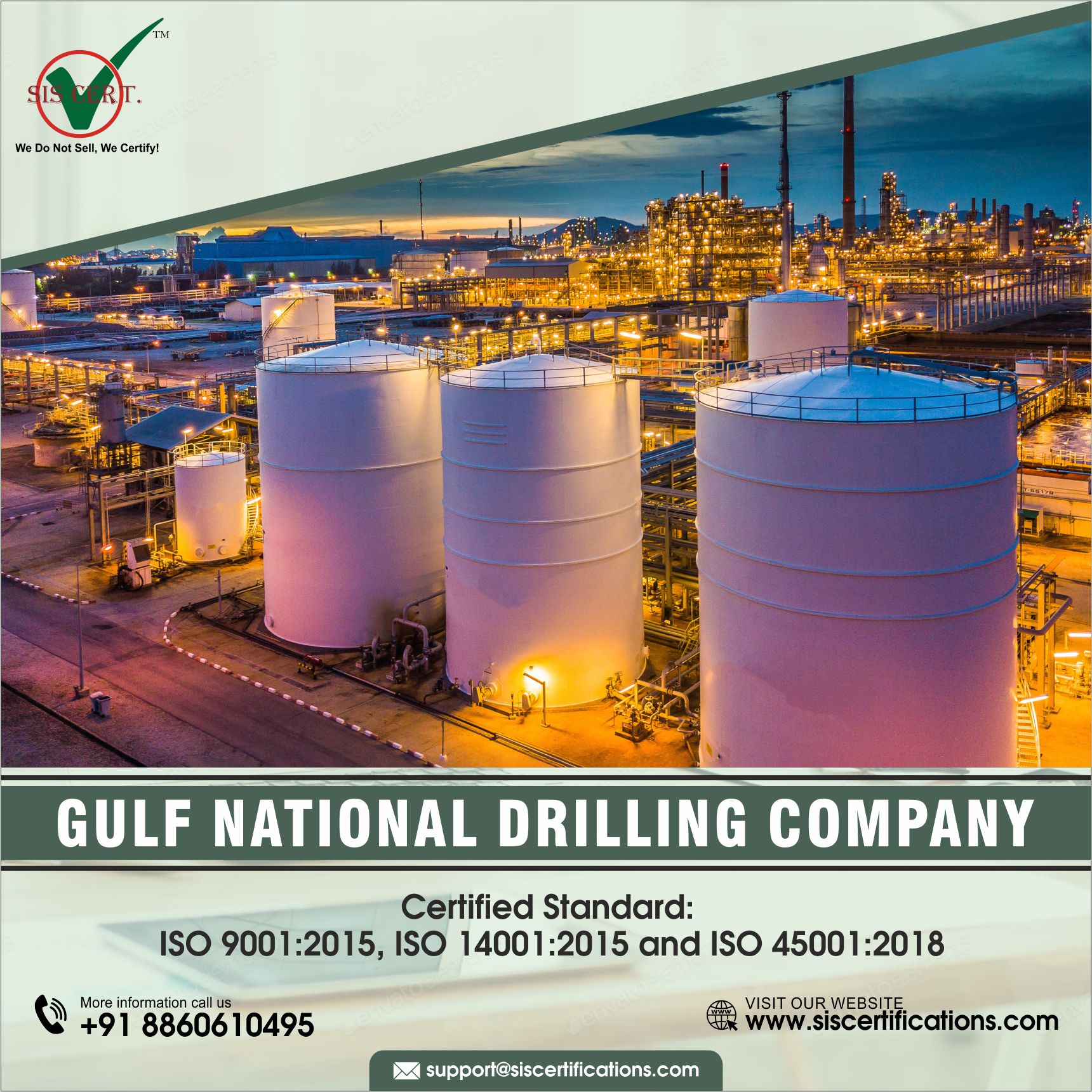 Gulf National Drilling Company - SIS Certifications