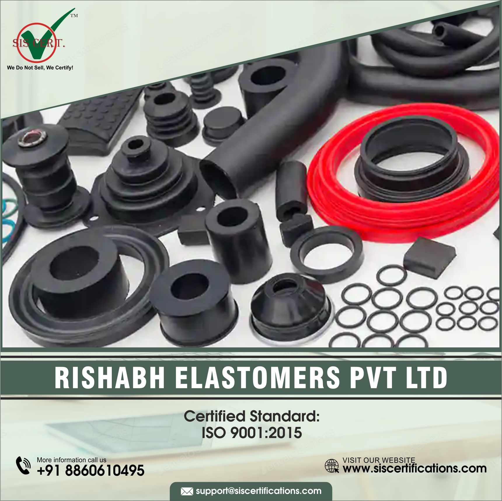 Rishabh Elastomers Pvt Ltd - SIS Certifications