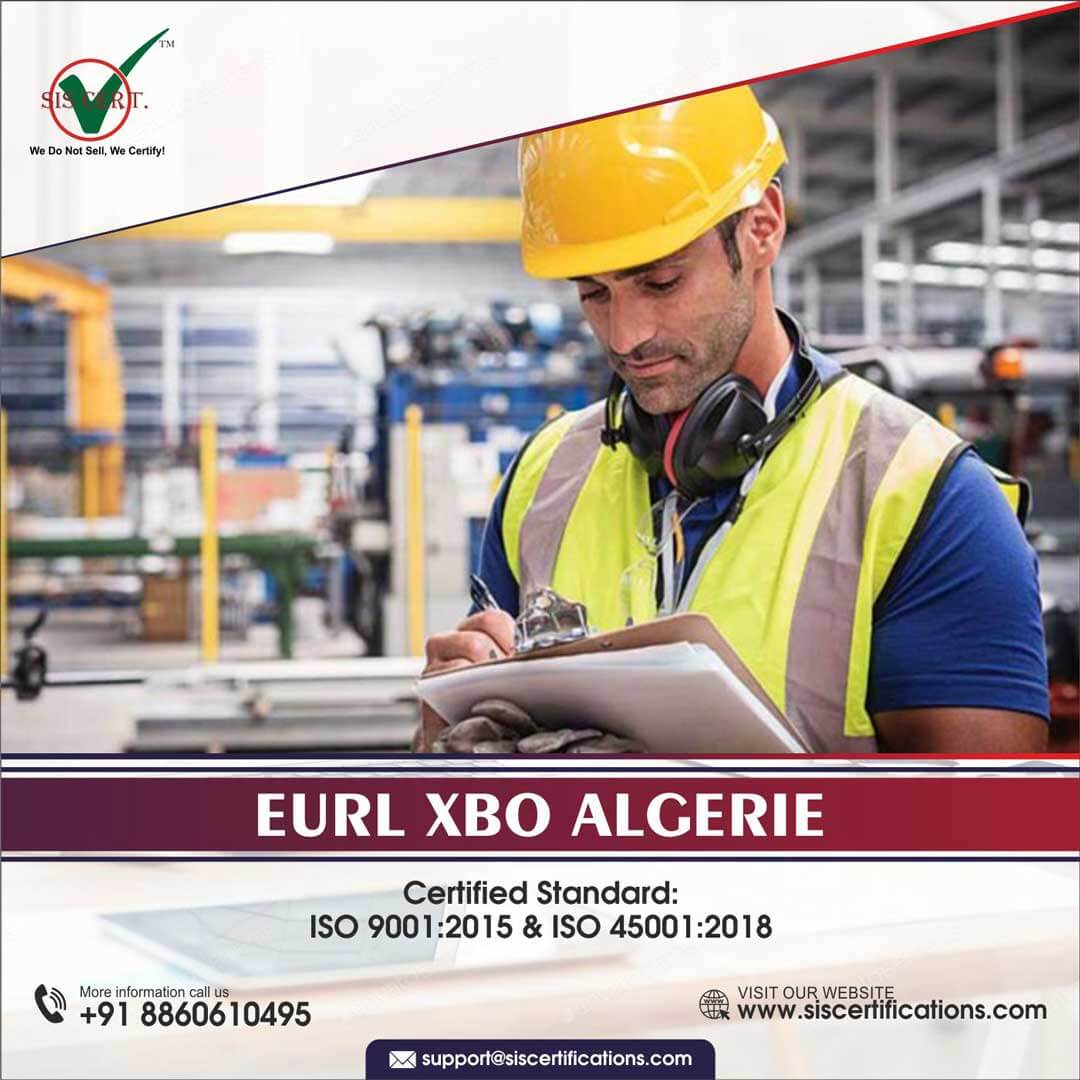Eurl Xbo Algerie - SIS Certifications