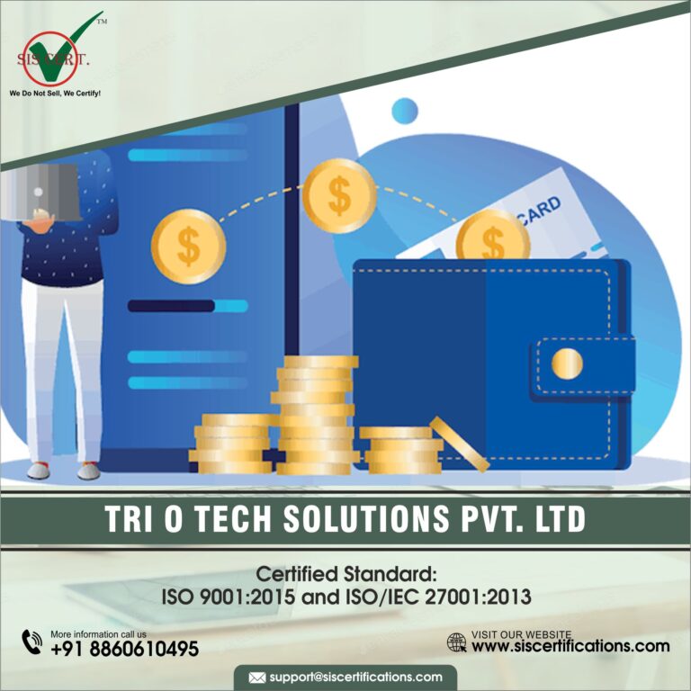 Tri O Tech Solutions Pvt. Ltd - SIS Certifications