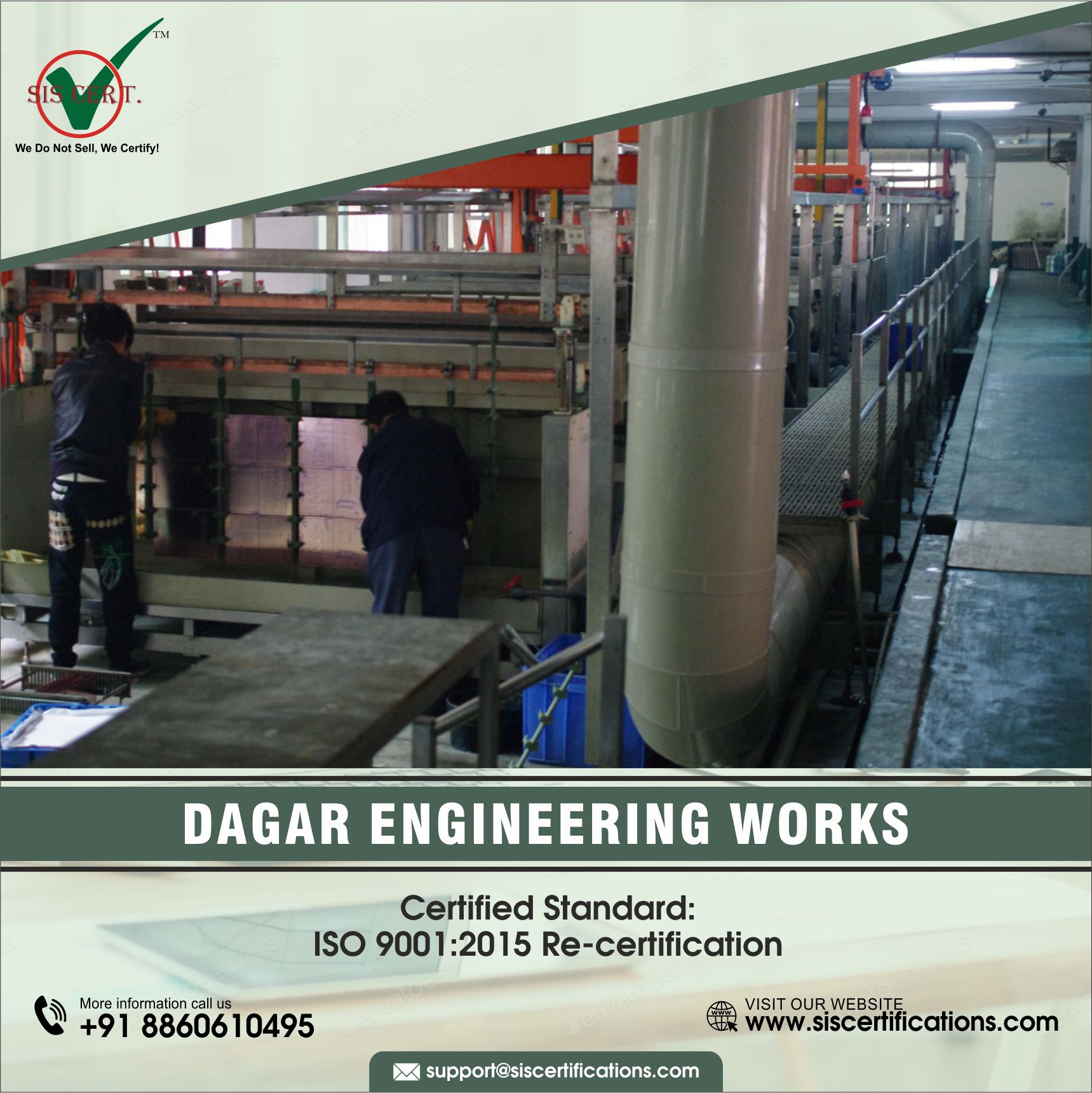 Dagar Engineering Works - SIS Certifications