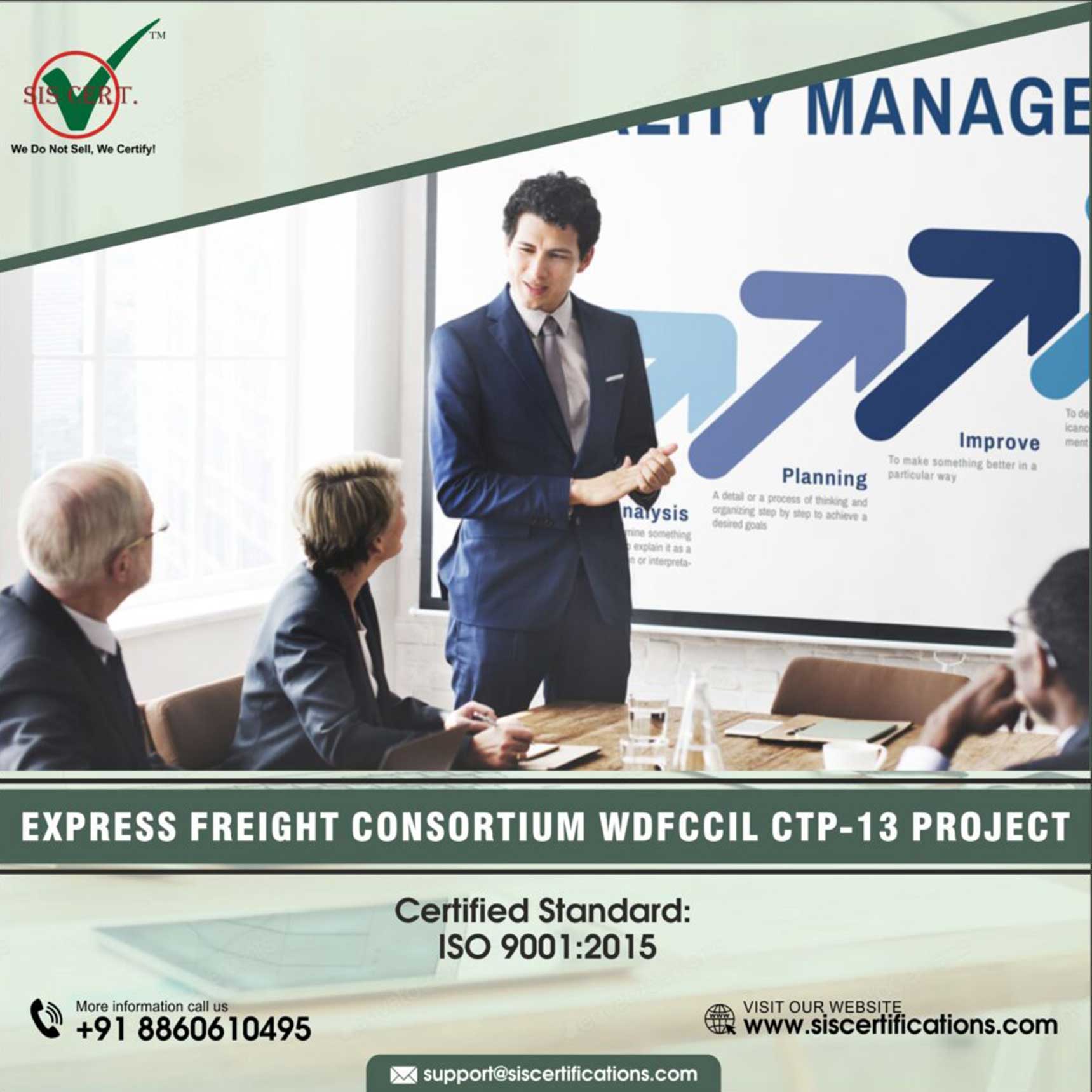 Express Freight Consortium awarded ISO 9001:2015 Certification