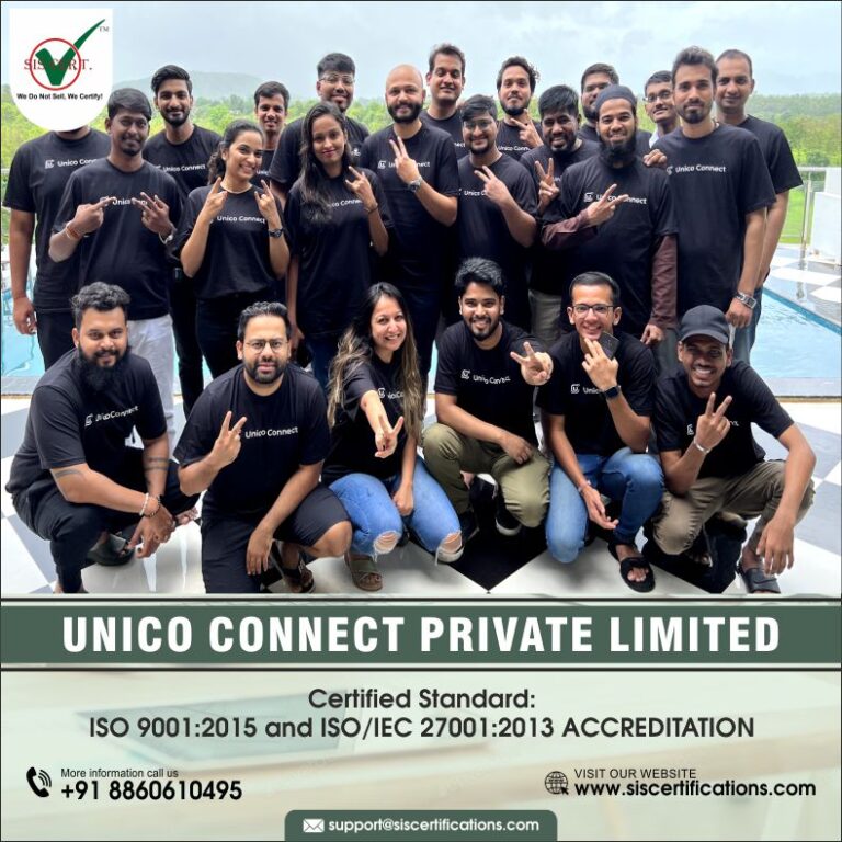 Unico Connect awarded ISO 9001 and ISO/IEC 27001 Certification