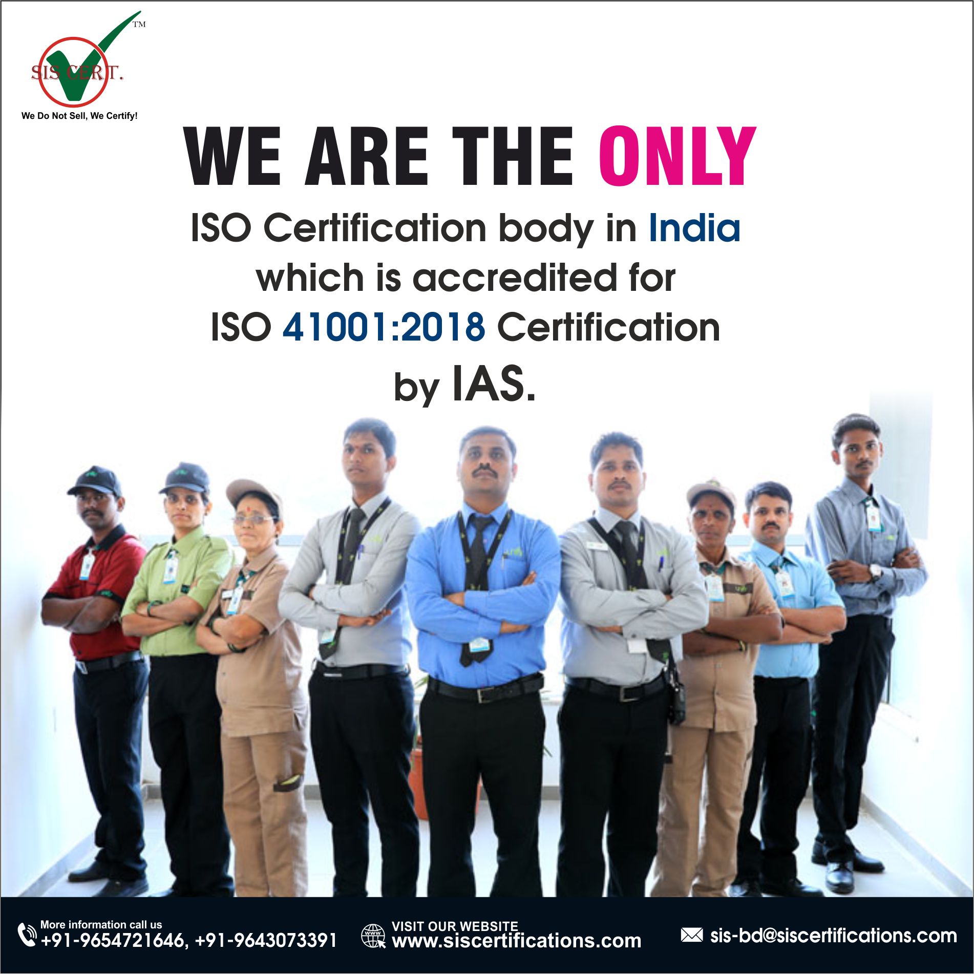 Certification to ISO 41001 Facility Management System | SIS Certifications