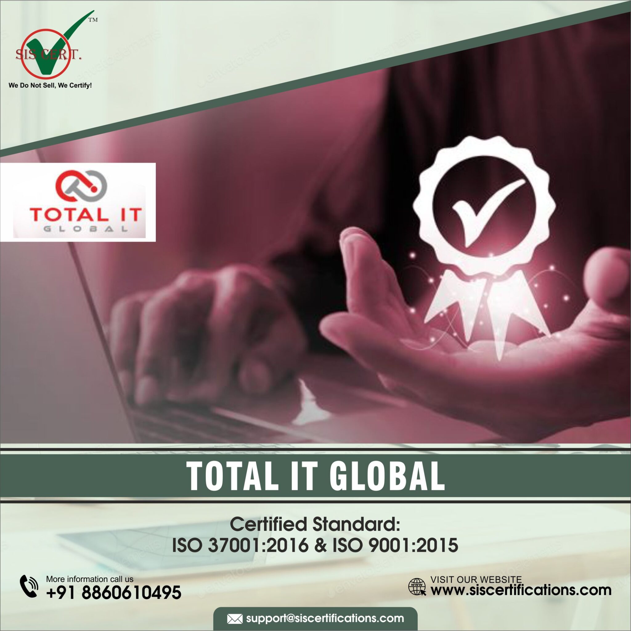 Total IT Global awarded ISO 37001 and ISO 9001 Certification