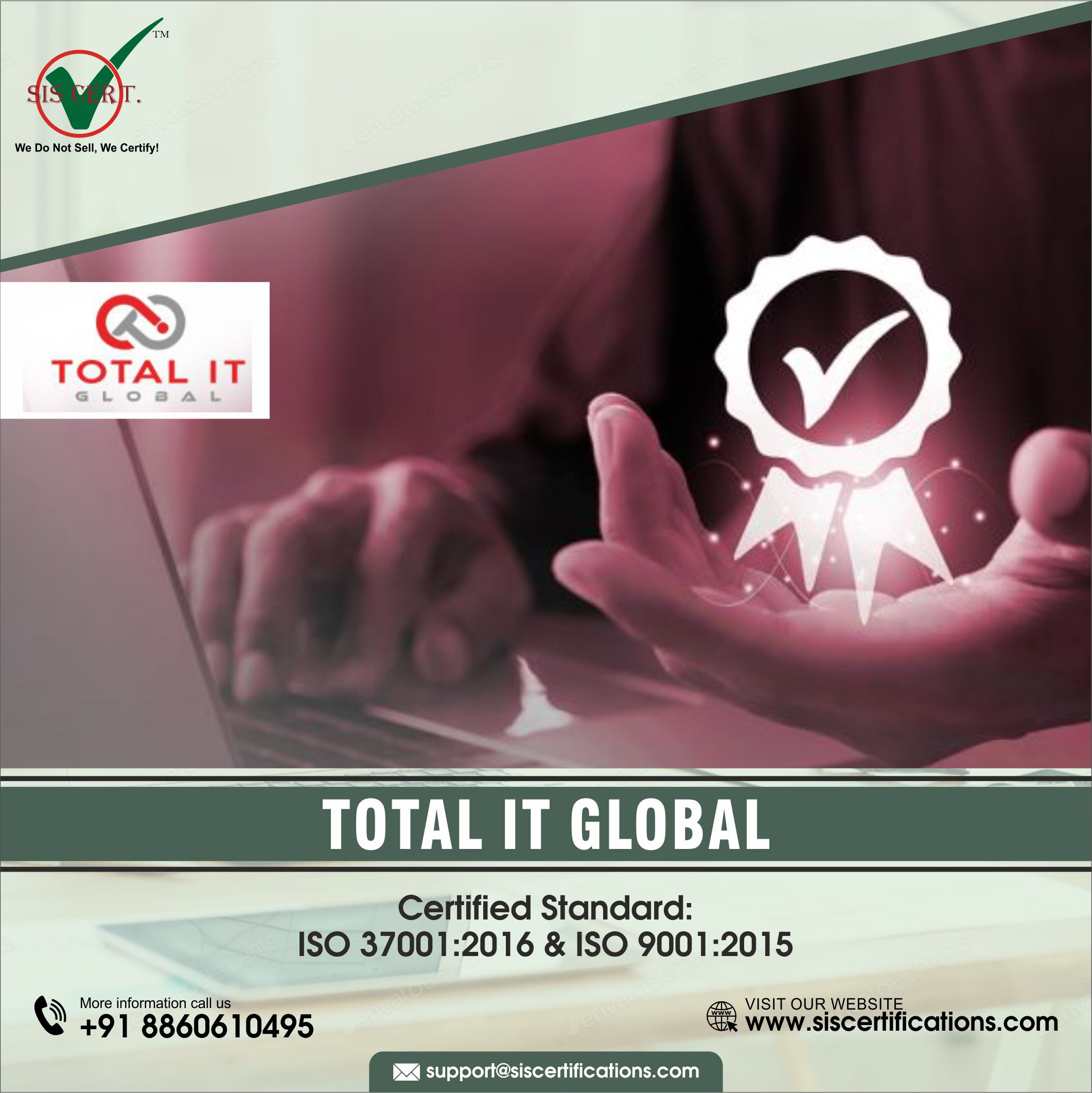 Total IT Global awarded ISO 37001 and ISO 9001 Certification