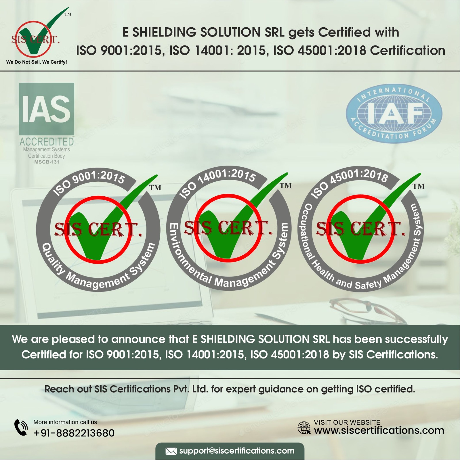 Bharat Rasayan - SIS Certifications