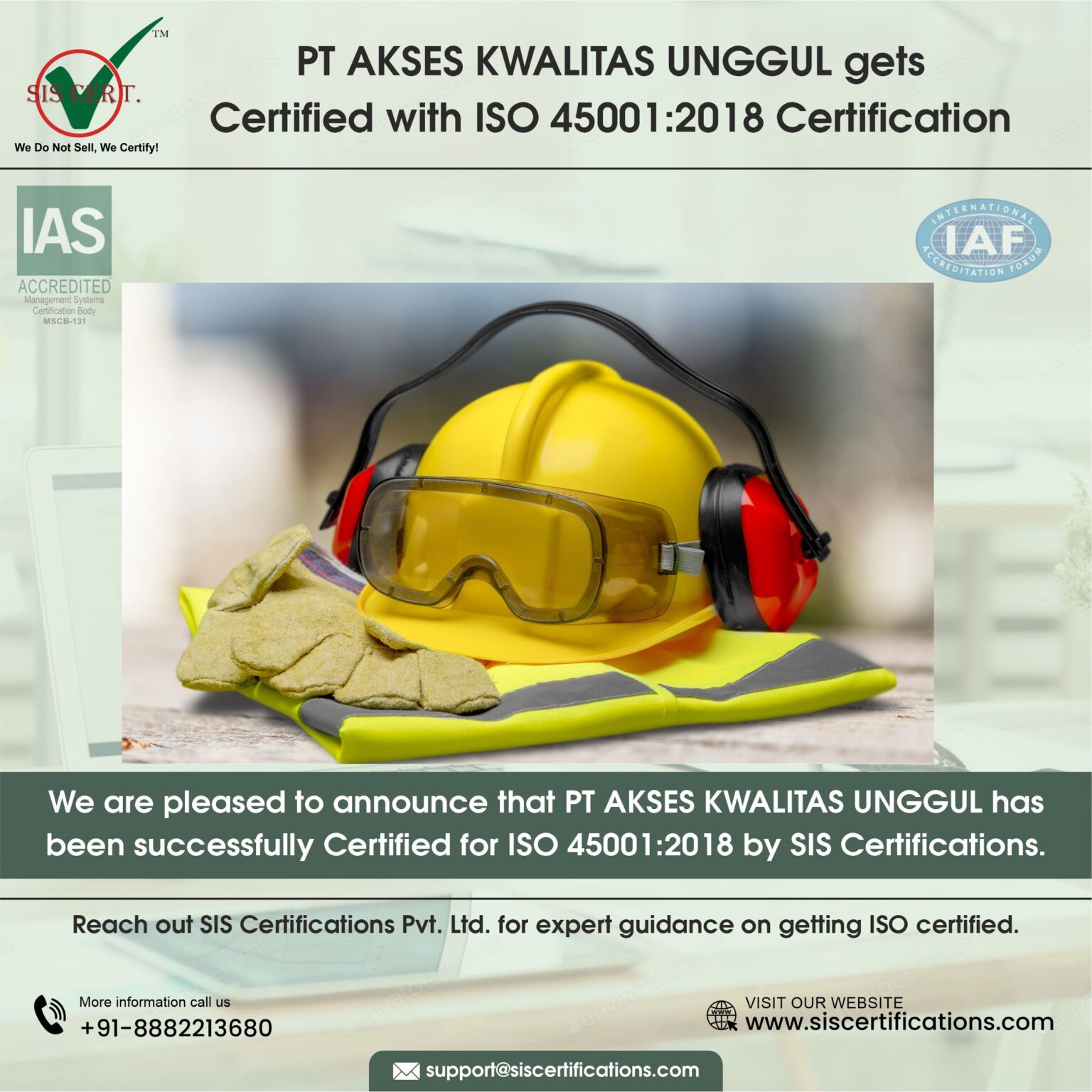 A R Rubber Products - SIS Certifications