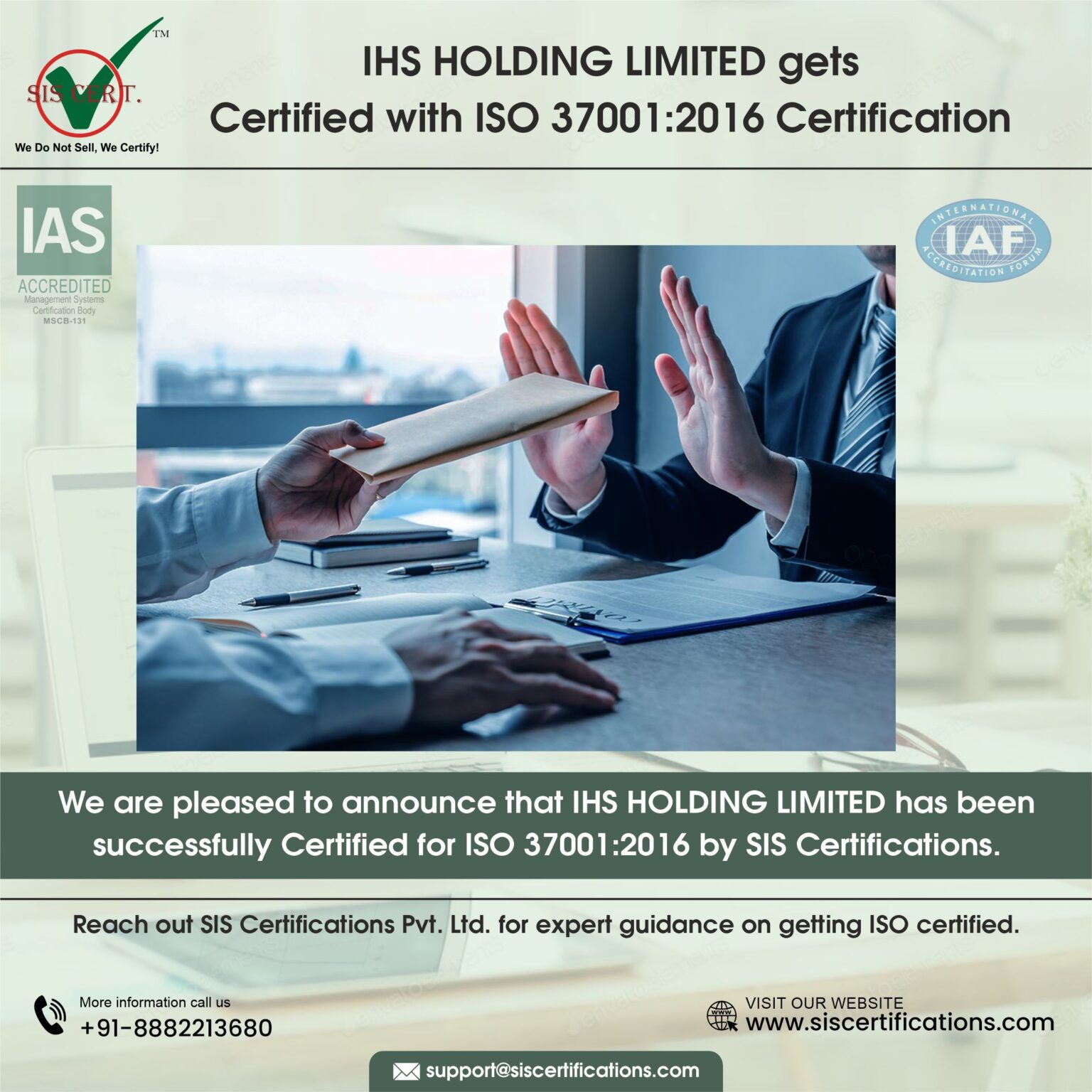 News - SIS Certifications