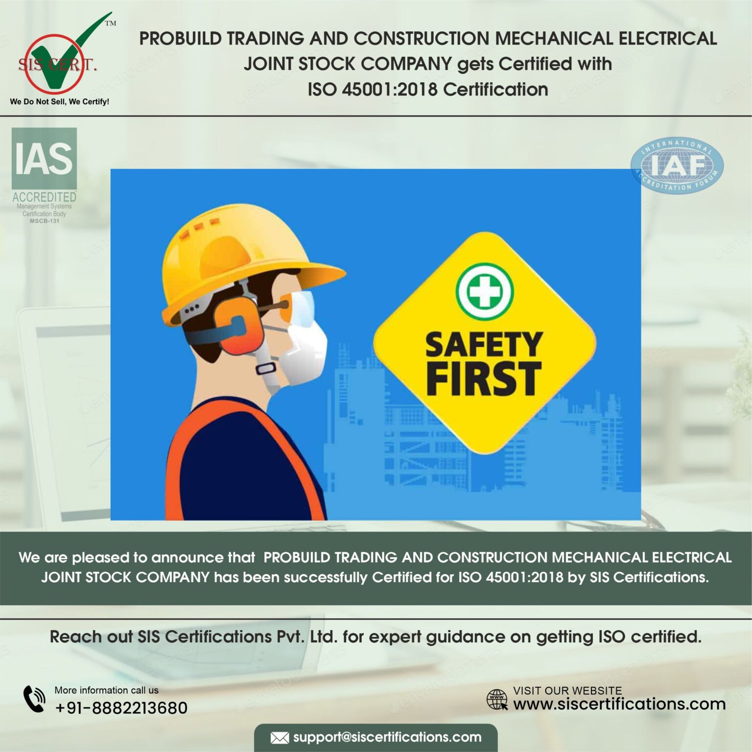 News - SIS Certifications